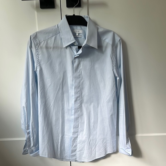 Reiss | Shirts | Reiss Mens Light Blue Dress Shirt | Poshmark